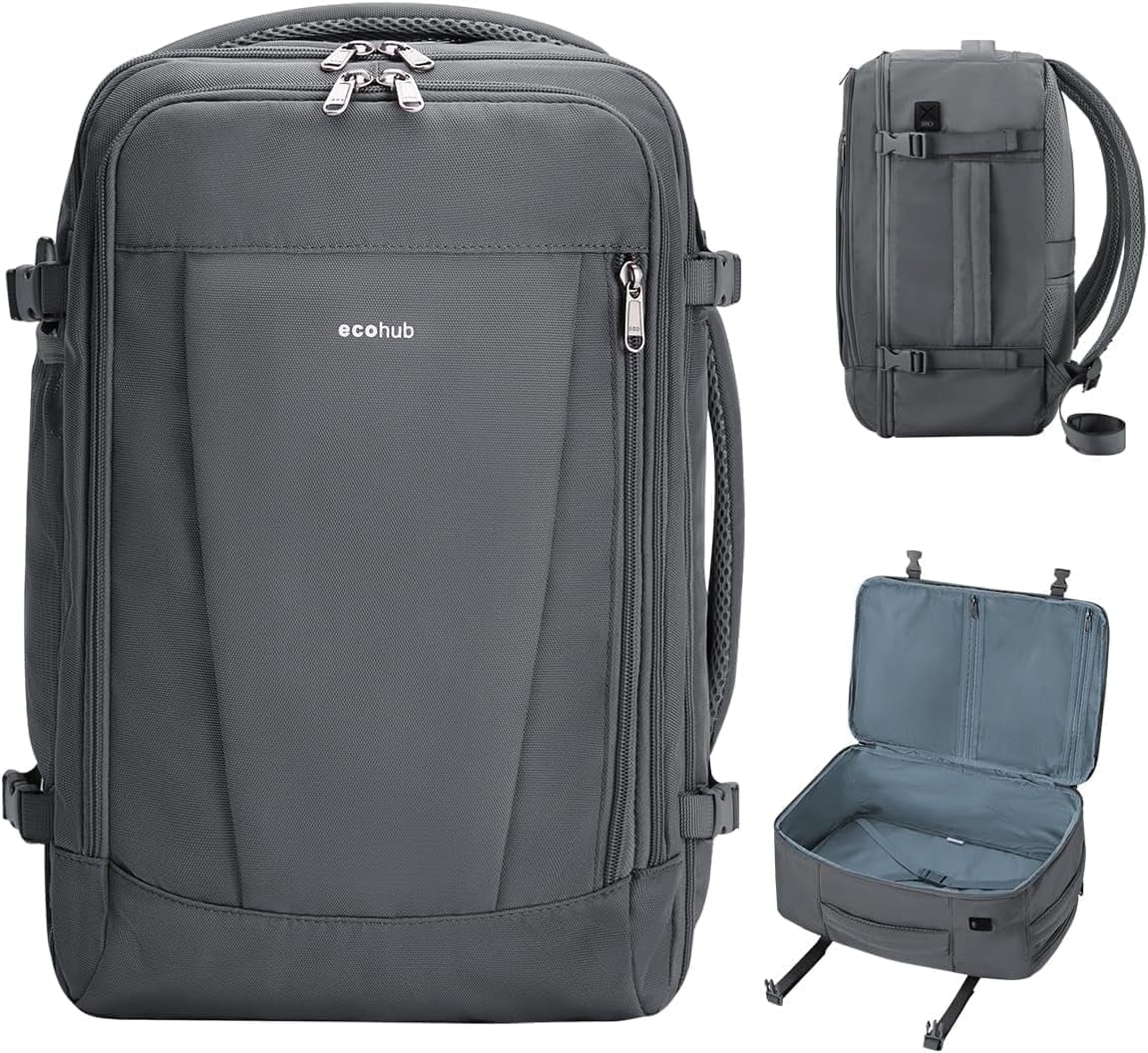 Travel Personal Item Backpack with Multiple Compartments Airline ...