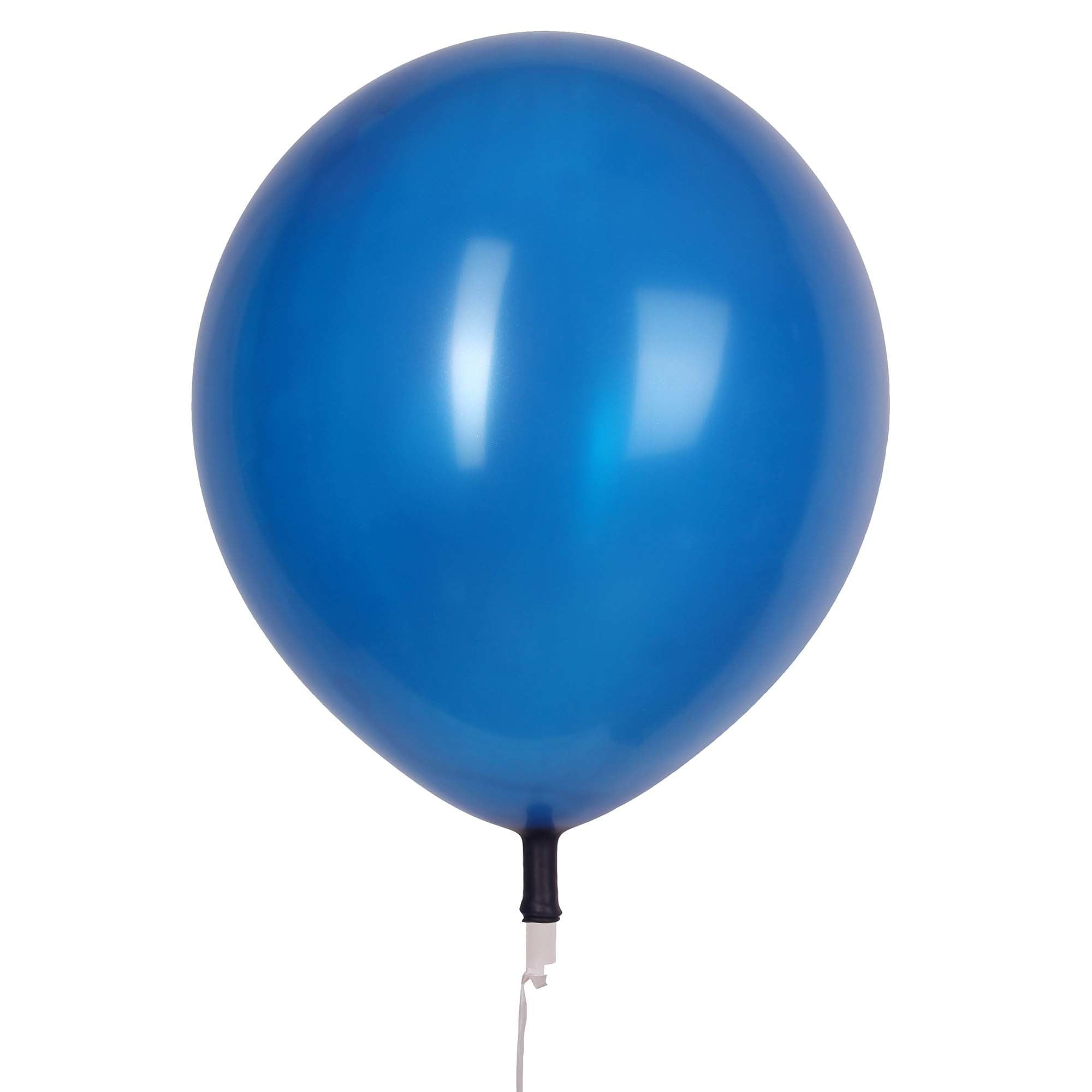 17" Valve and Ribbon Crystal Blue Balloons (72ct) - Walmart.com