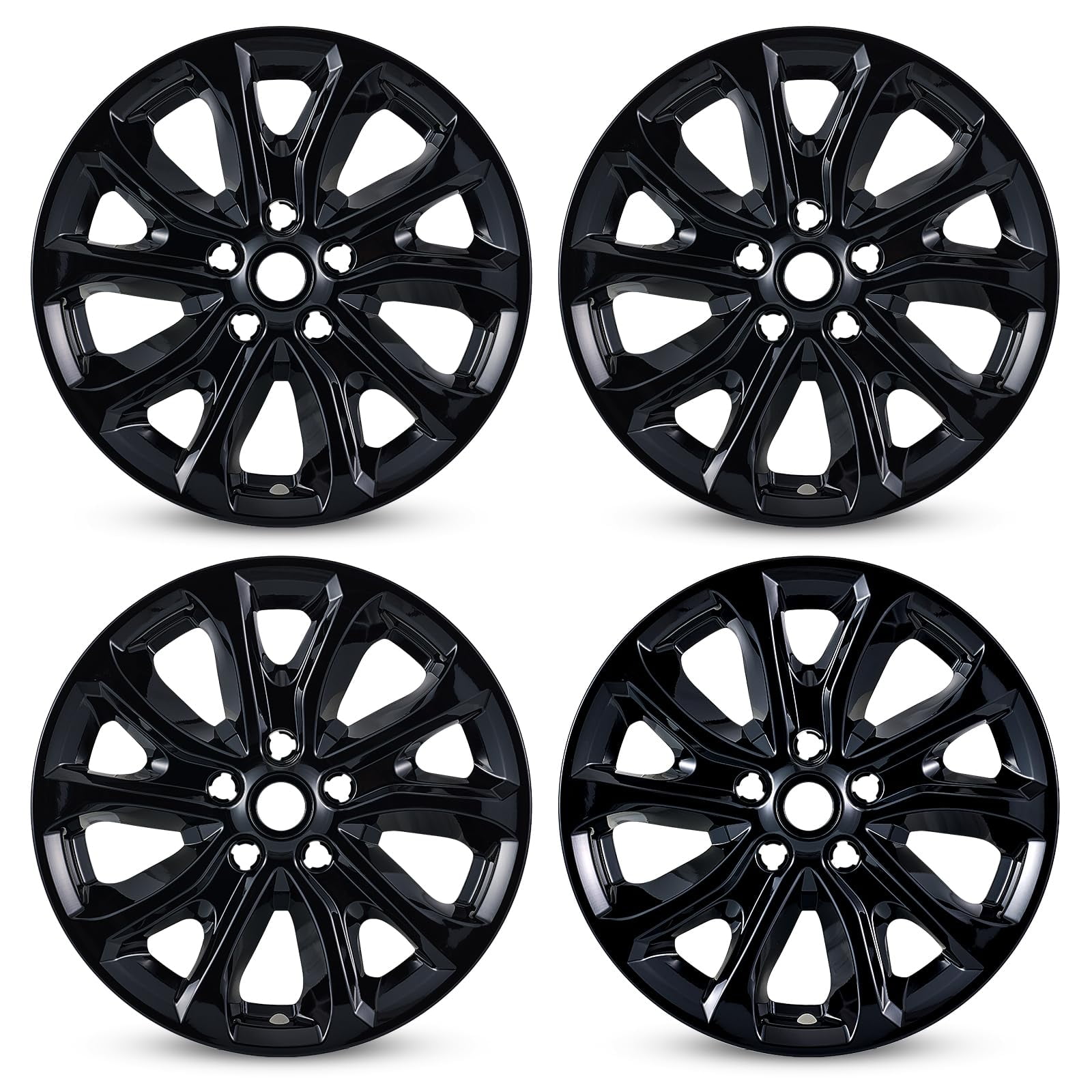 17'' Wheel skins for 2018-2021 CHEVYT EQUINOX 17 inch; Glossy Black; 4 ...