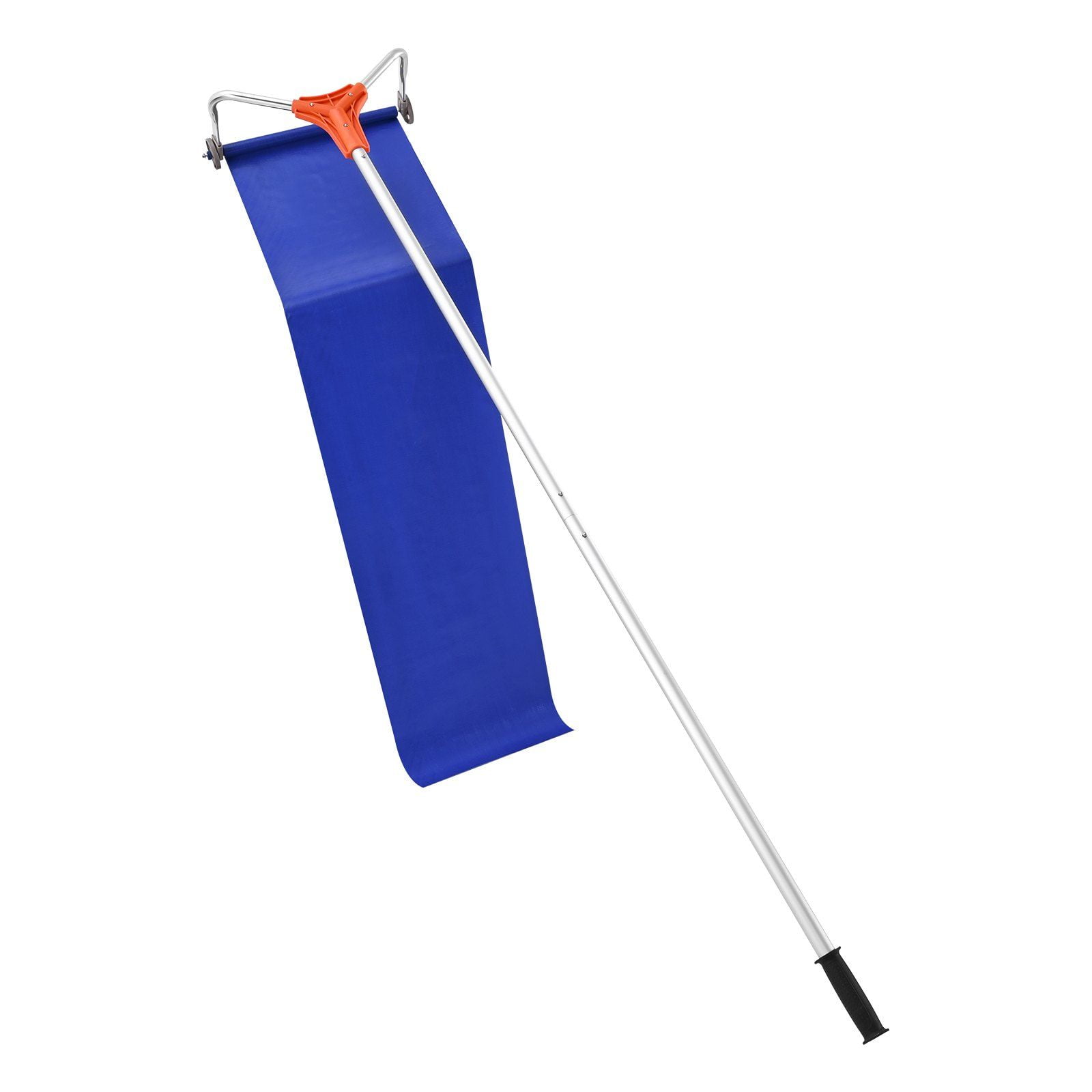 17 ft Adjustable Aluminum Snow Roof Rake with Wheels & Slide ...