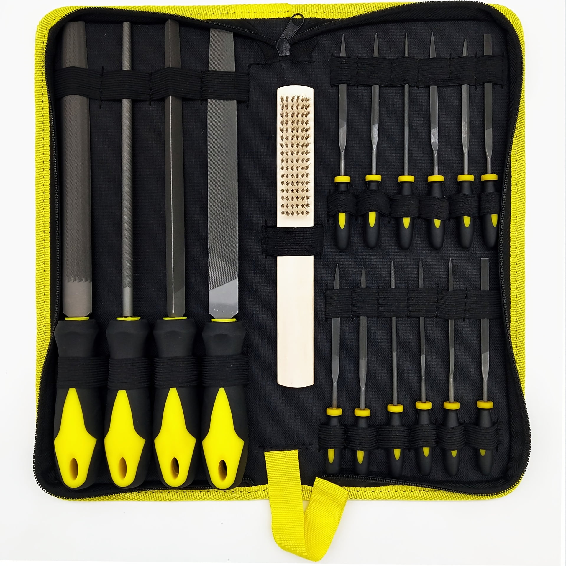 17-in-1 T12 Forged Alloy Steel Rasp Kit - Precision Flat Triangular ...