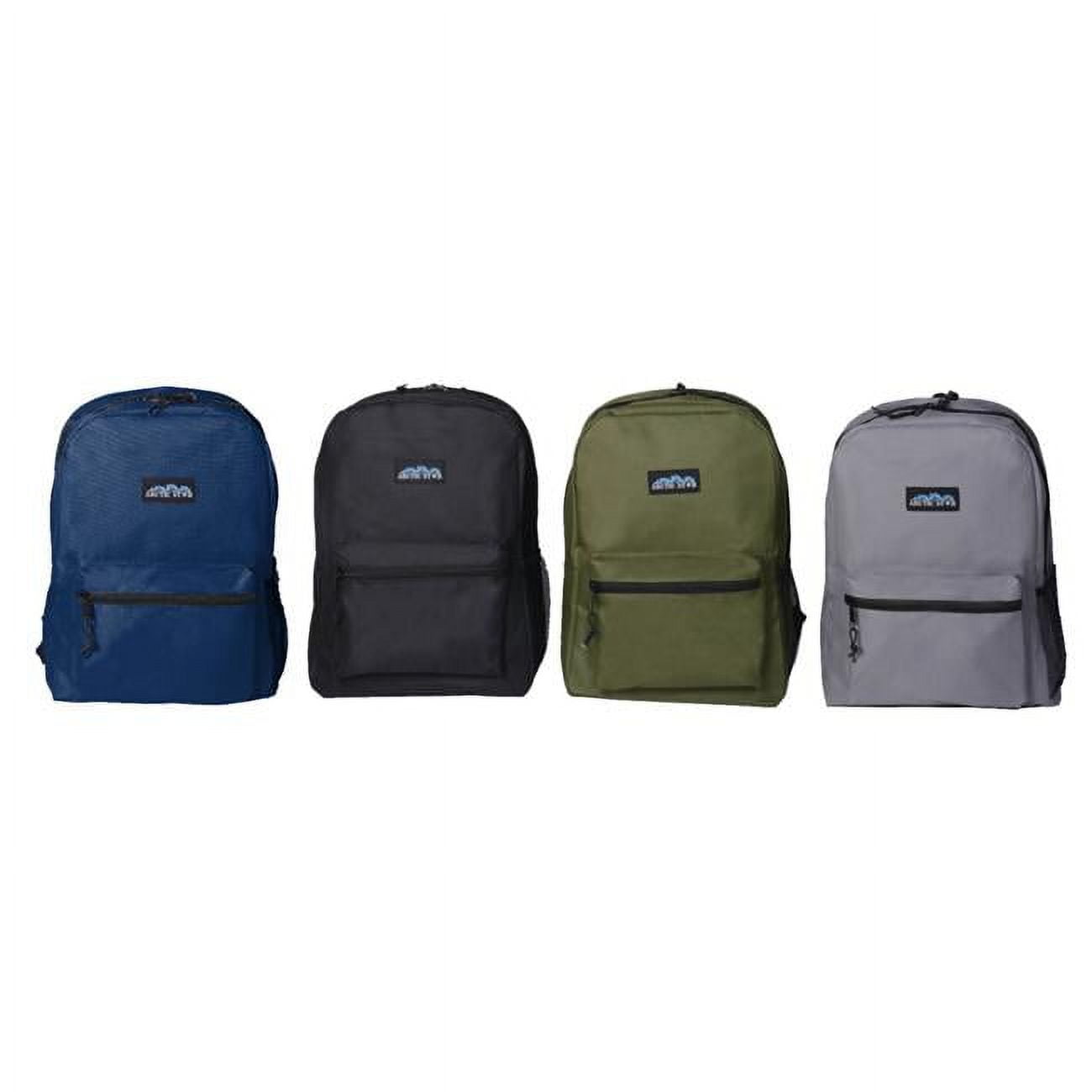 17 in. Classic Backpacks, 4 Assorted Color - Case of 24 - Walmart.com