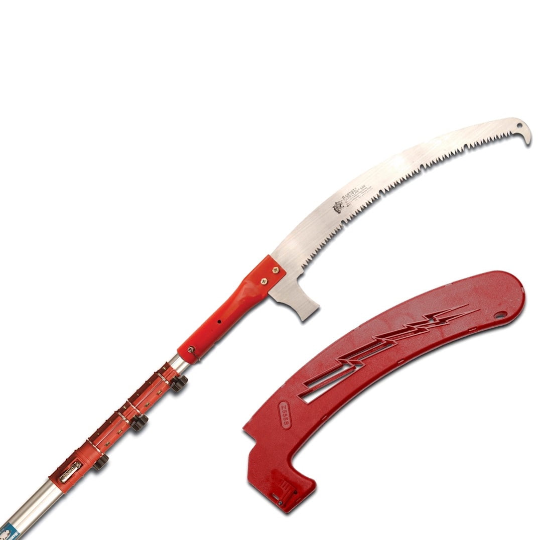 17 in. Curved Serrated Blade with 7-1/4 ft. to 23 ft. Telescoping Pole ...