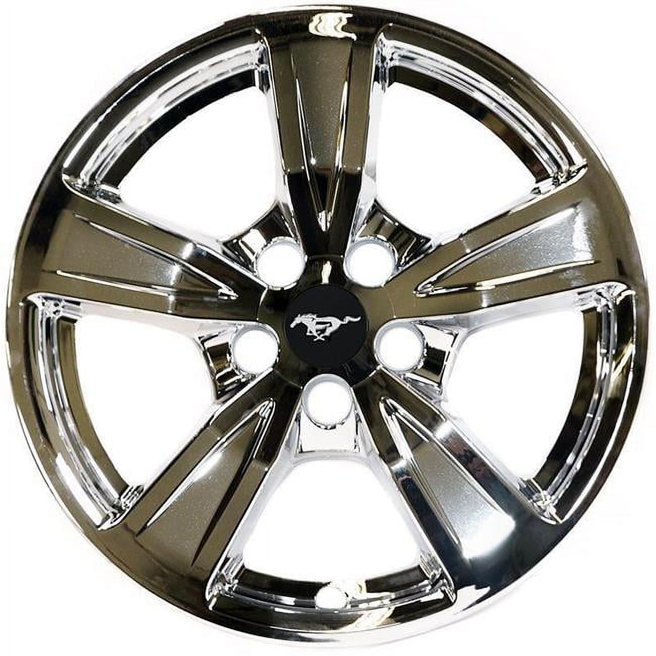 17 in. Impostor Wheel Skin for 2020-2021 Ford Mustang, Chrome - Set of ...