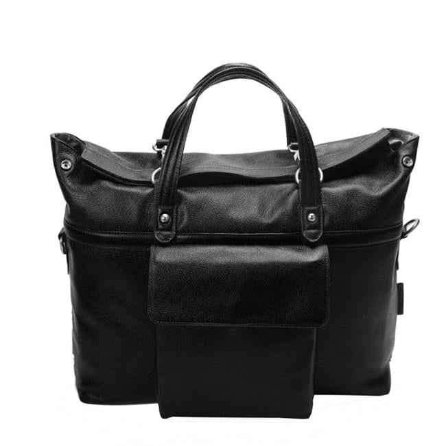 17 in. S Series Edgefield, Pebble Grain Calfskin Leather Roll Top ...