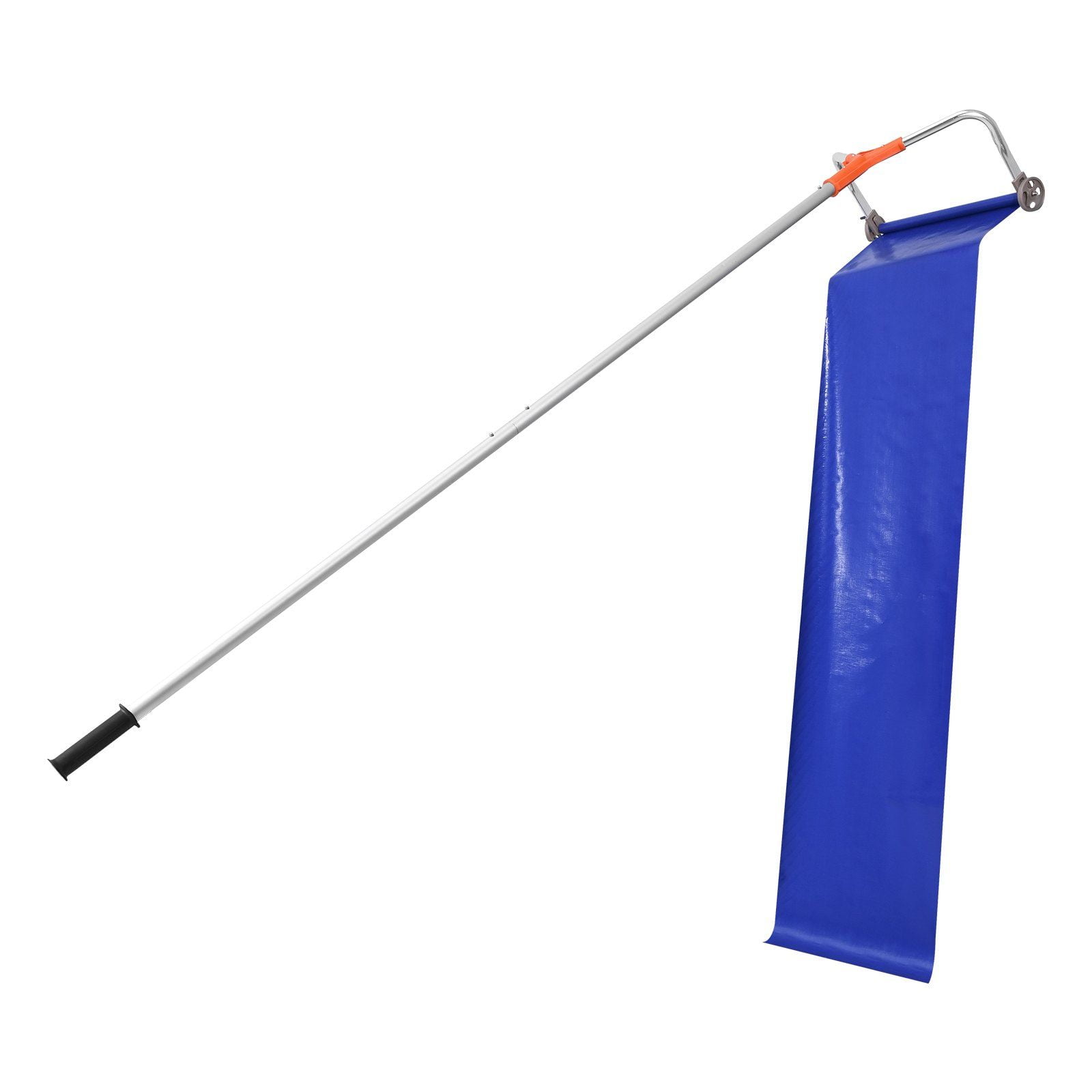 17-inch Aluminum Snow Roof Rake with Wheels & Slide, 4.1-17.2 ft ...