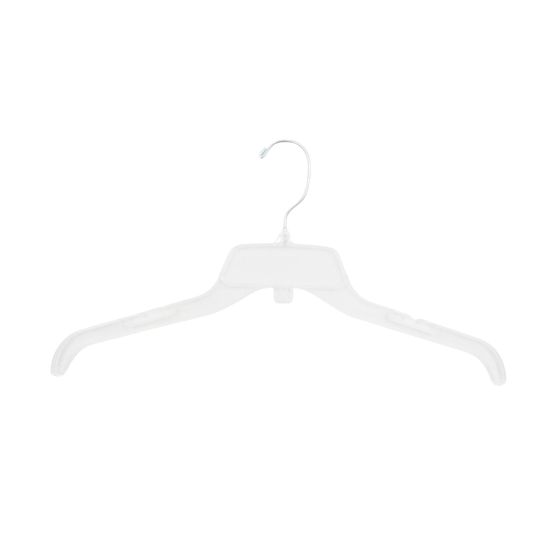Free Shipping! 17 inch Break-Resistant Clear Plastic Dress Hangers ...