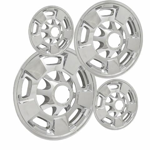 17 inch Chrome ABS Wheel Skins Set Compatible with 2011-2019 Chevrolet ...