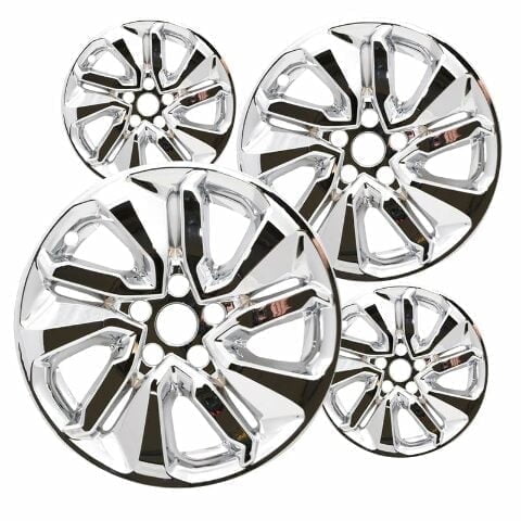 17 inch Chrome ABS Wheel Skins Set Compatible with 2018-2022 Honda ...