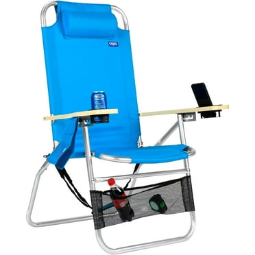 Big Jumbo 500 lbs XL Aluminum Heavy Duty Beach Chair for Big & Tall - 4 ...