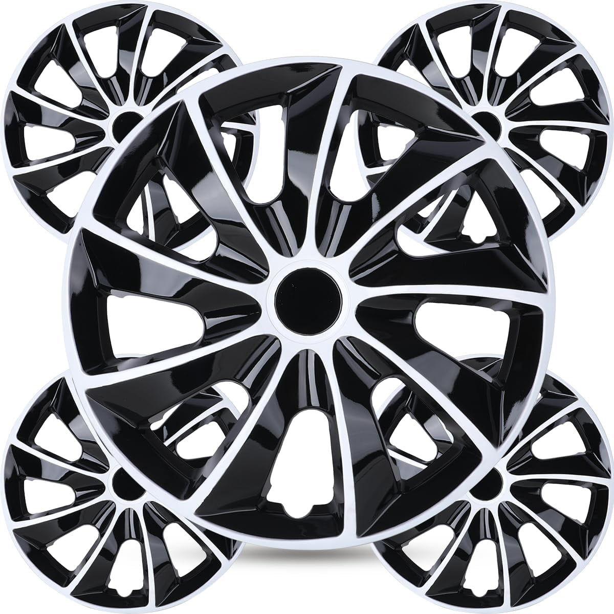 17 inch Hubcaps Set of 4 Wheel Rim Cover (Only Fit for Iron Hub) ABS ...