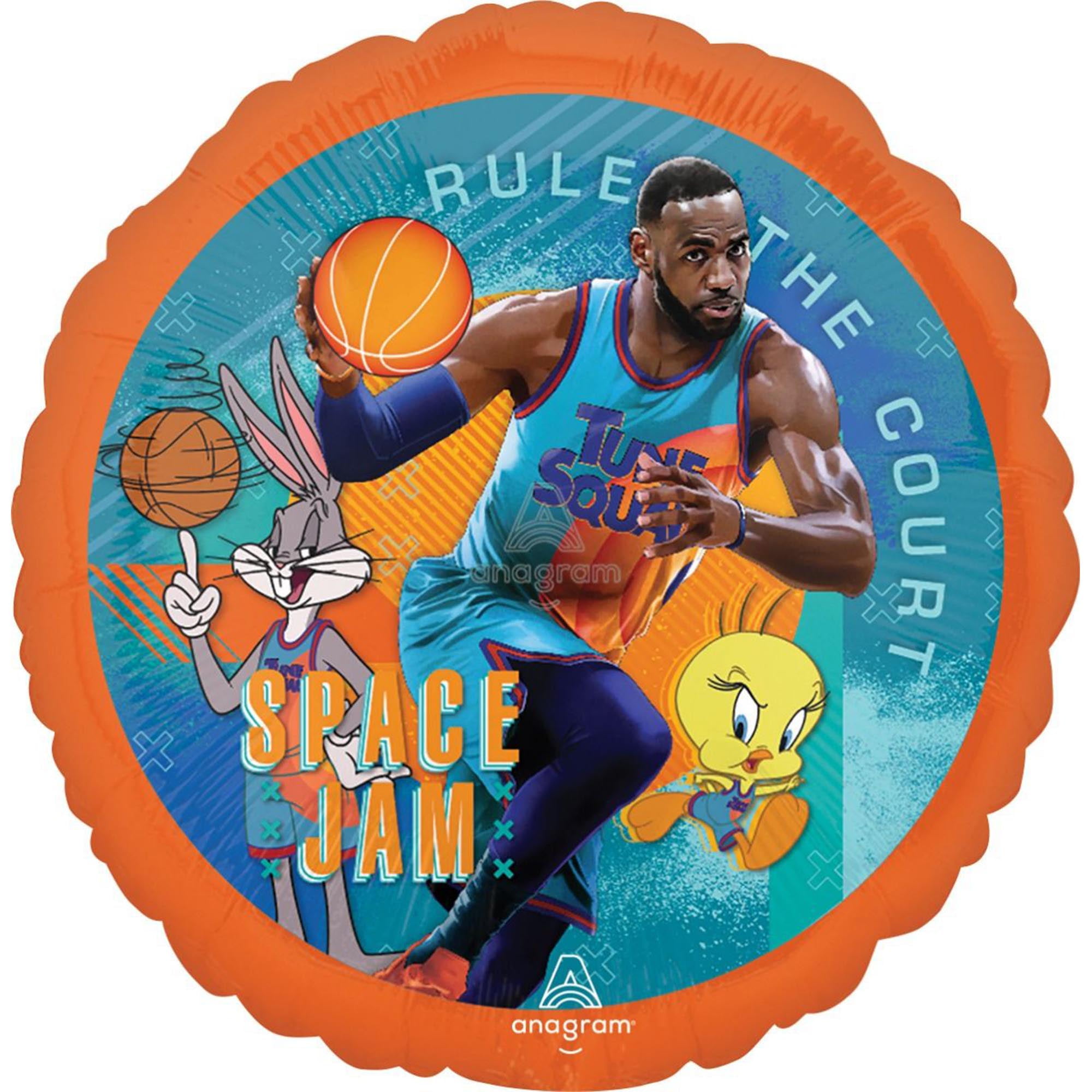 17 inch Space Jam 2 Anagram Foil Mylar Balloon - Party Supplies ...