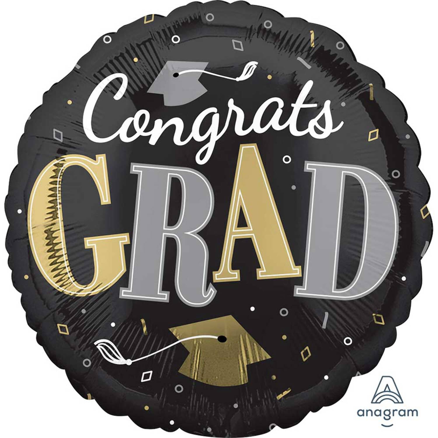 17 inch Well Done Grad Foil Mylar Balloon - Party Supplies Decorations ...