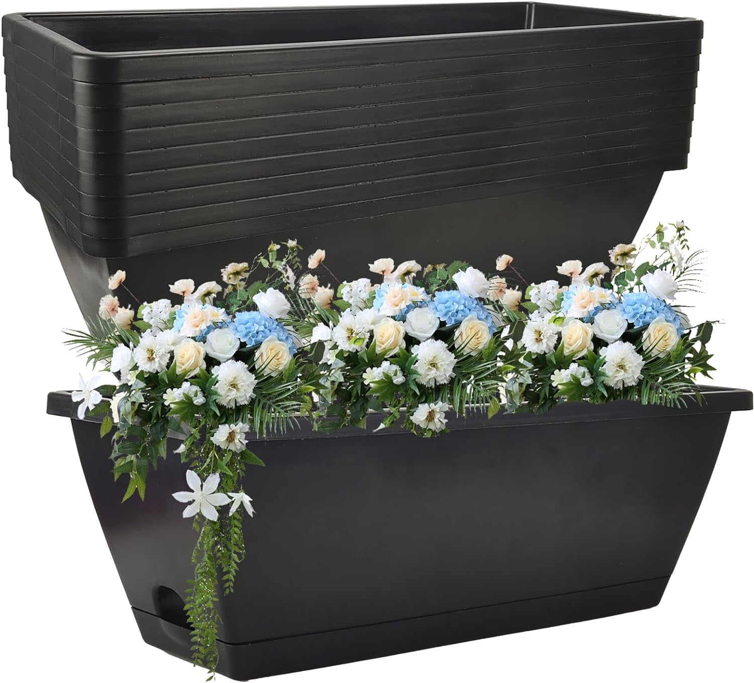 17 inches Window Box Planter,Vegetable Growing Container,Herbs ...