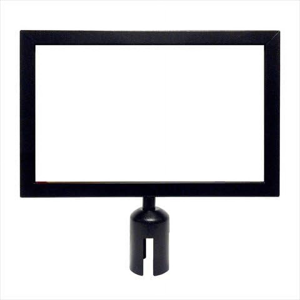 17 x 11 in. Sign Mount with Landscape Sign Frame - Black Finish ...