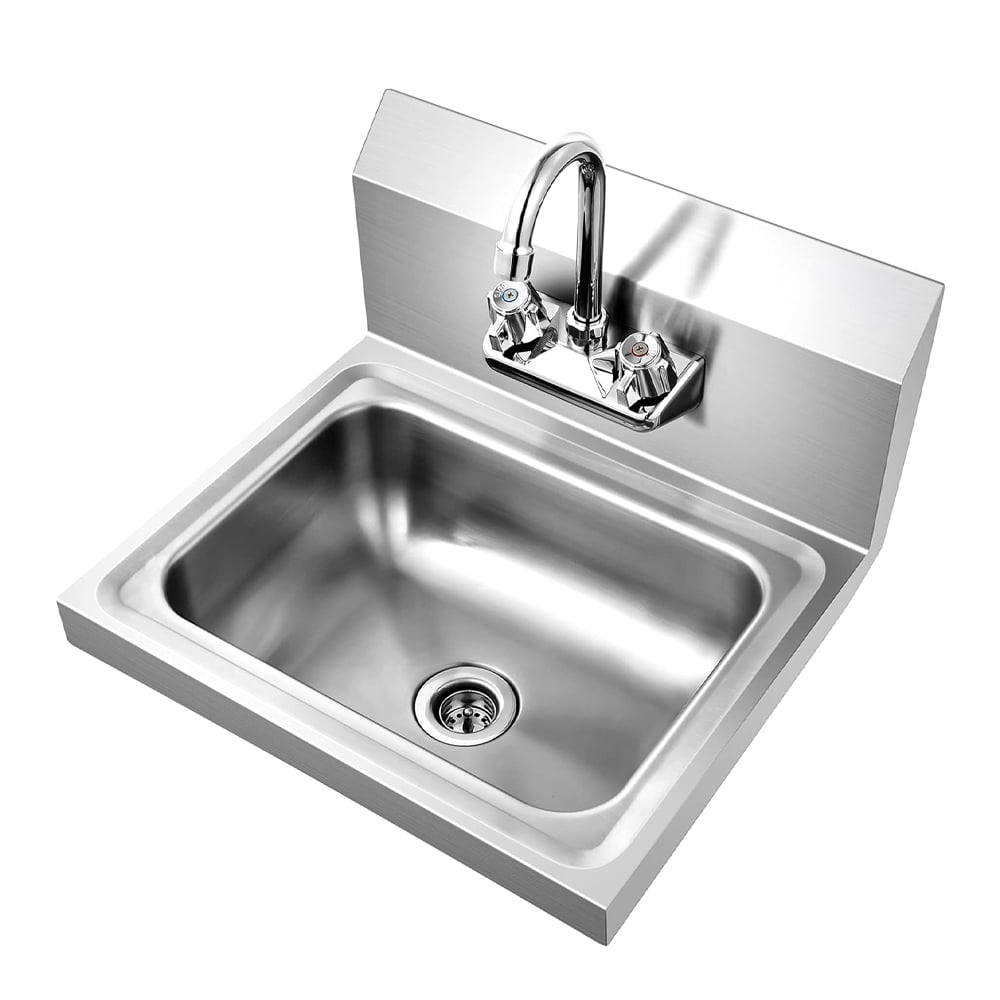 17" x 15" Stainless Steel Hand Washing Sink, Commercial Sink, Premiun ...