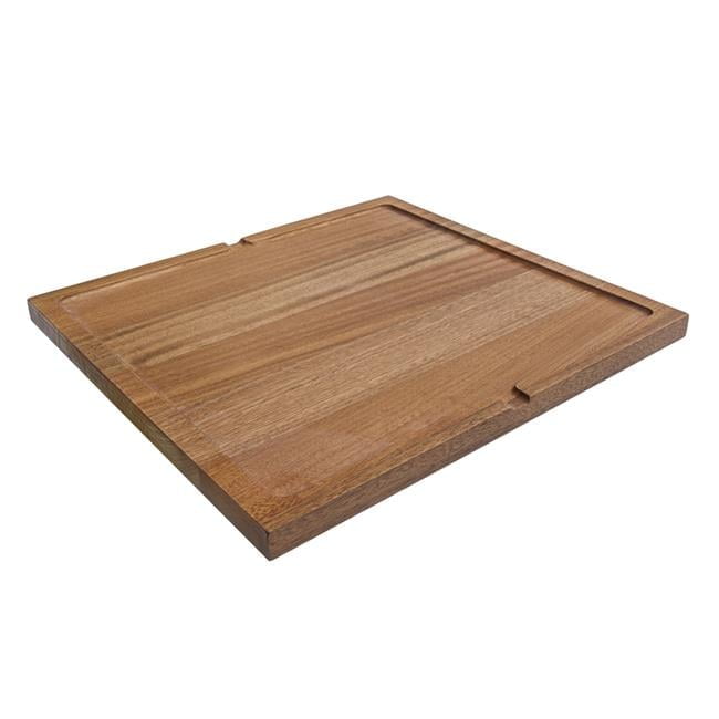 17 x 16 in. Solid Wood Dual-Tier Replacement Cutting Board for ...