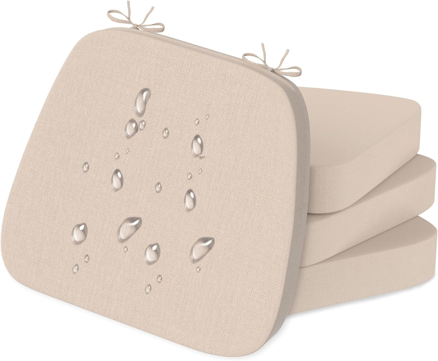 17'' x 16'' x 2.5"Thick Chair Cushions for Dining Chairs, 4 Pack ...