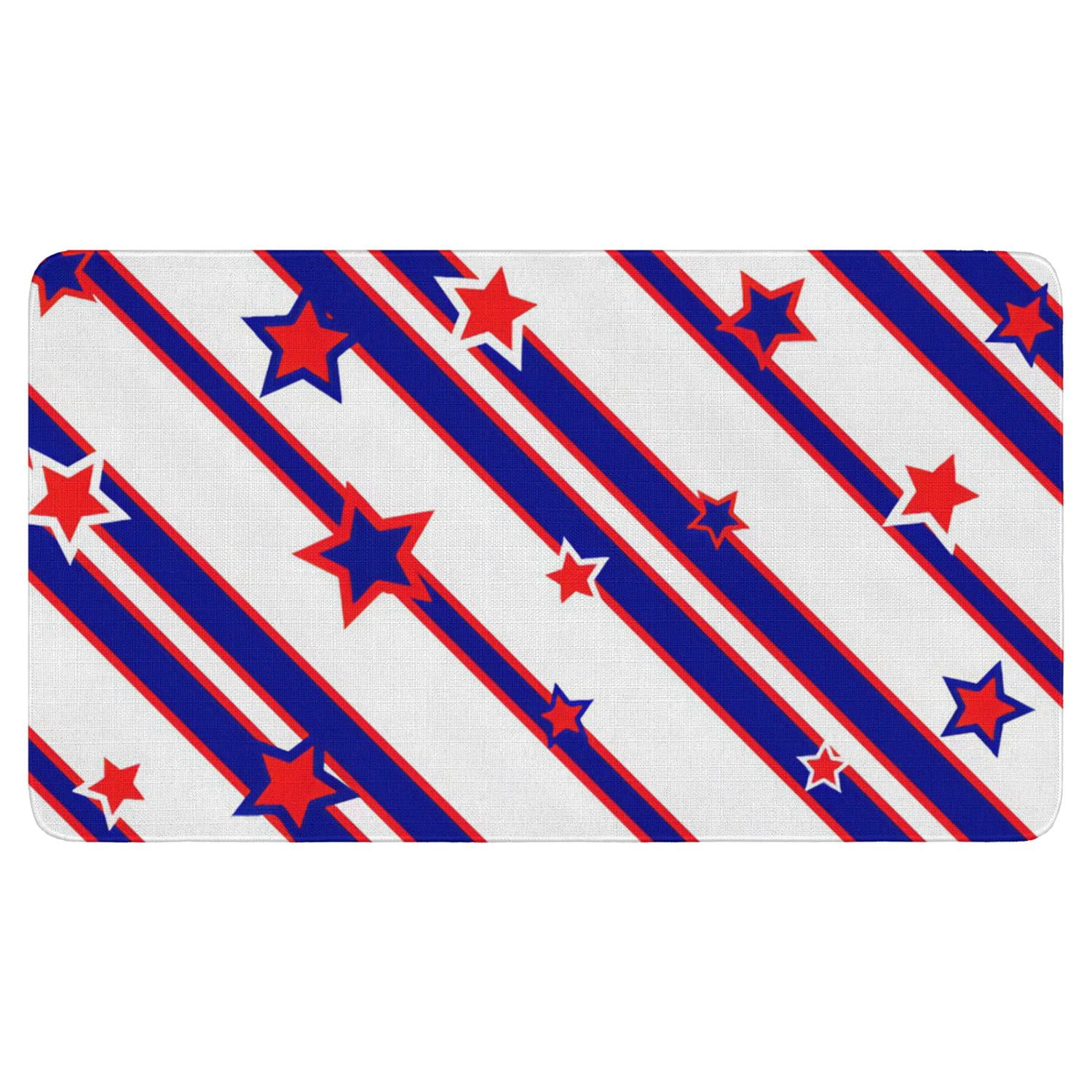 17 x 30 Inch Rugs 4th of July Patriotic Mat - Perfectly Sized for Your ...