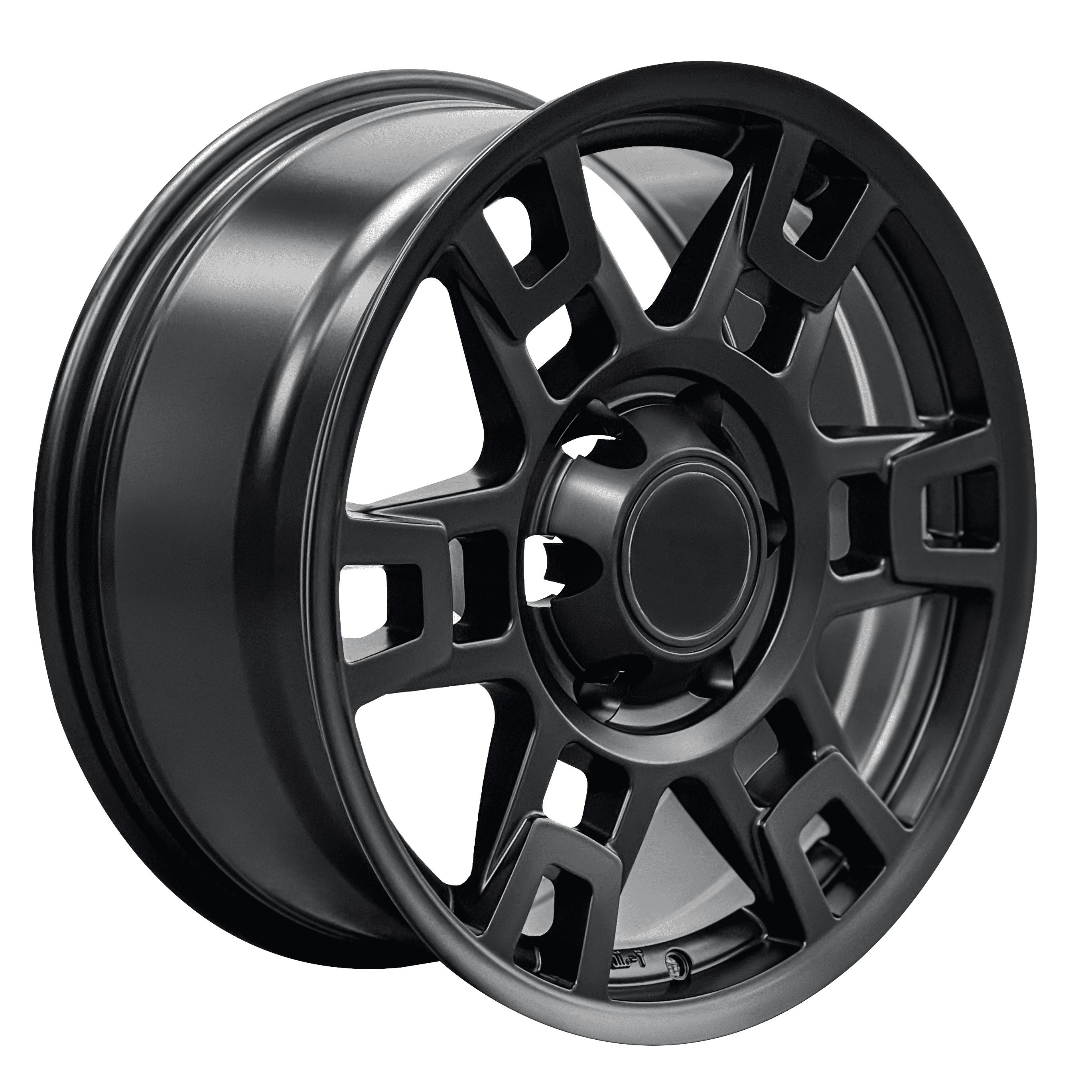 17" x 9 Toyota Style TRD Rims Matt Black 4pc. - Walmart.com