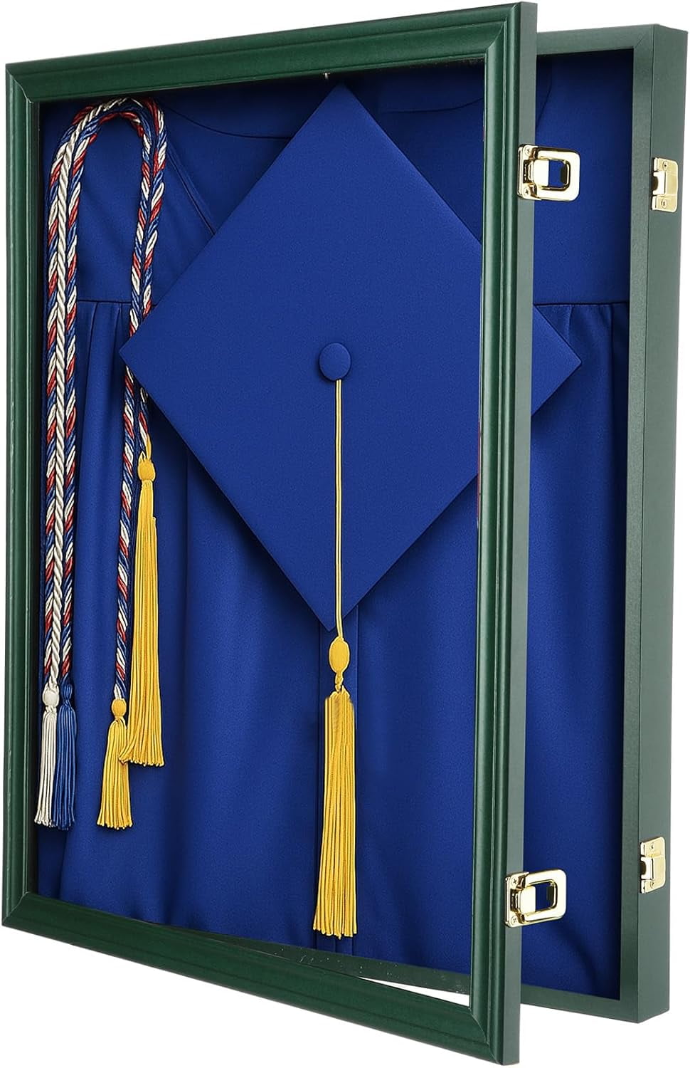 17"x23" Graduation Shadow Box Frame Large Wood Display Case with Stick ...