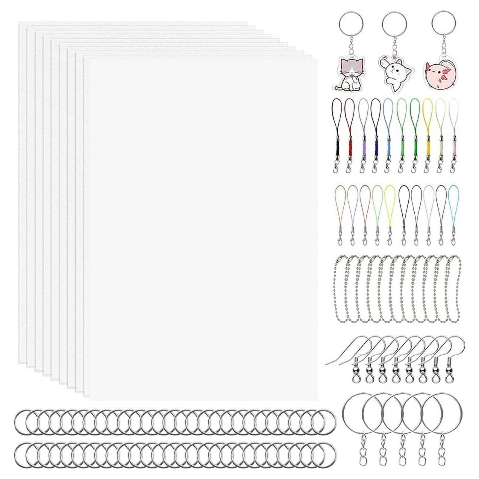 Plastic Sheets For Crafts 10 Sheets Glossy White Printable Shrink ...
