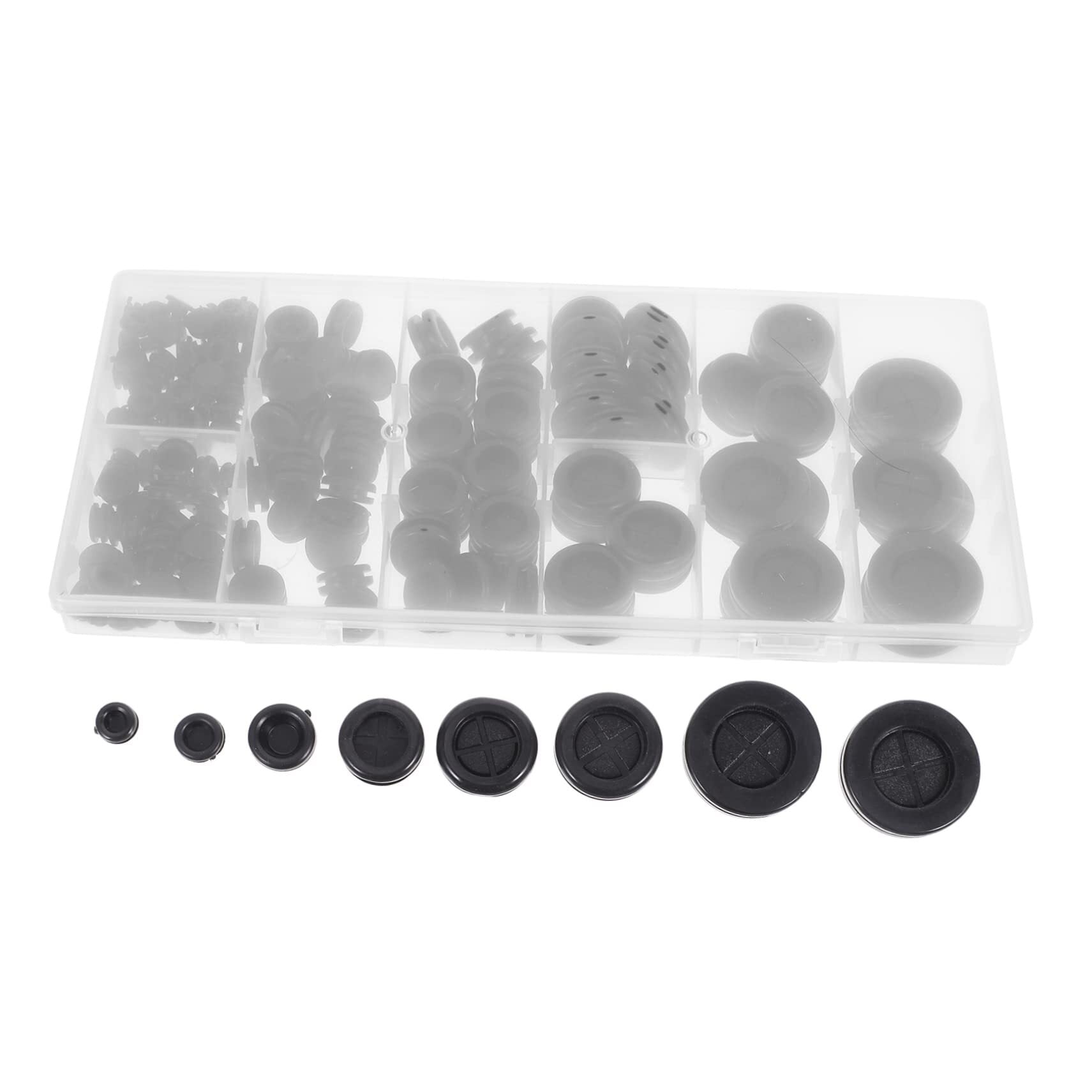 170 Pcs Guard Ring Guard Coil Cable Managment Wire Grommet Car Kit ...