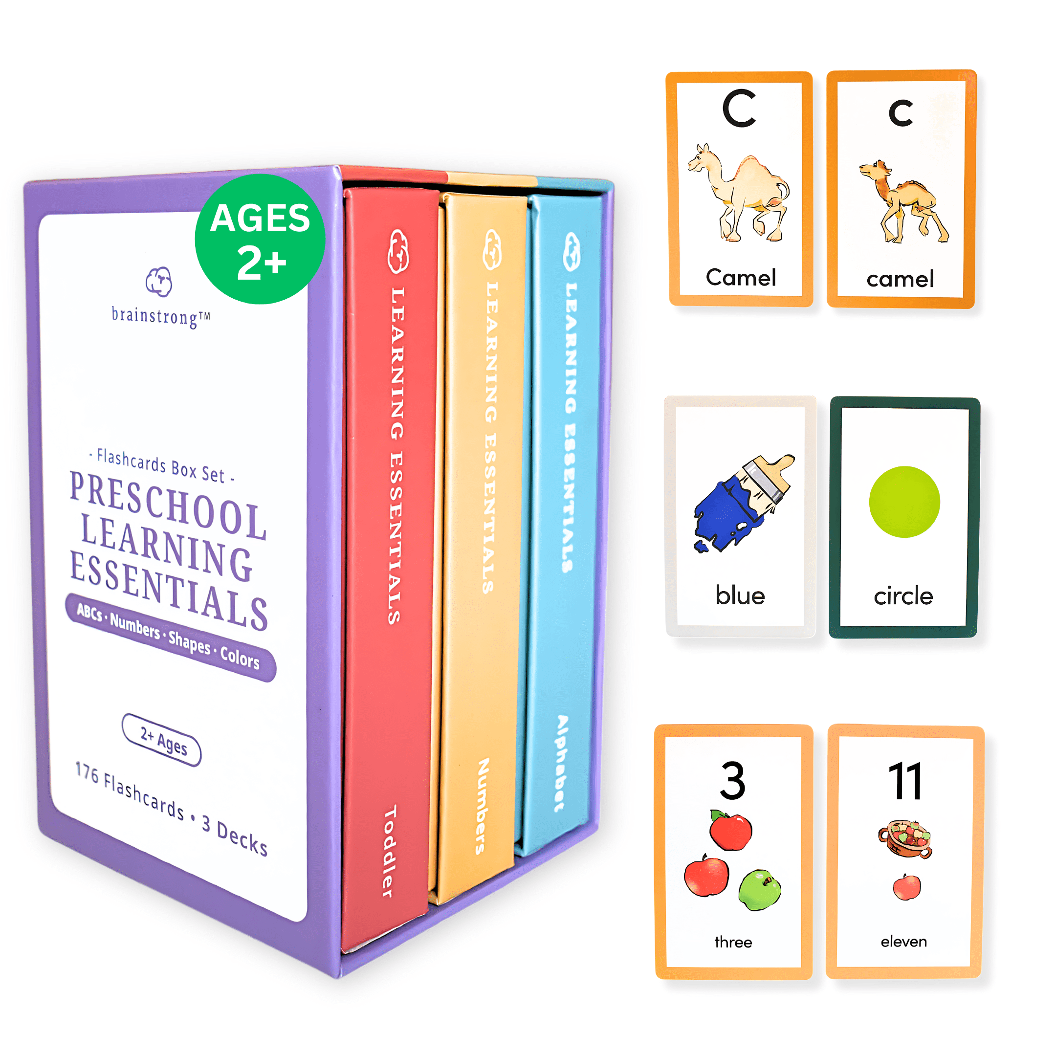 170 Preschool Flashcards | Letters, Numbers, Shapes, Colors ...