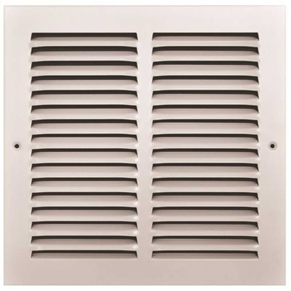 170 TRUaire Stamped Louver Steel Grille 10"x10" - Walmart.com