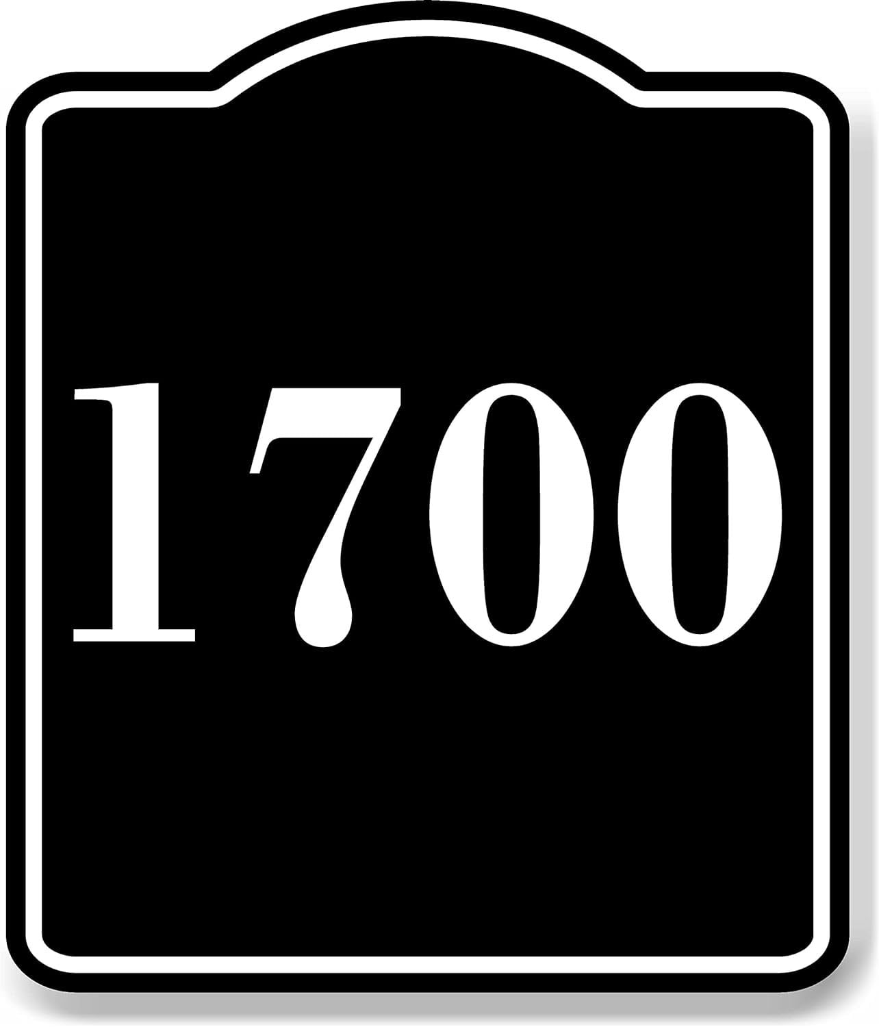 1700 Bay Garage Door Plate Field Lane Gate BLACK Aluminum Composite ...