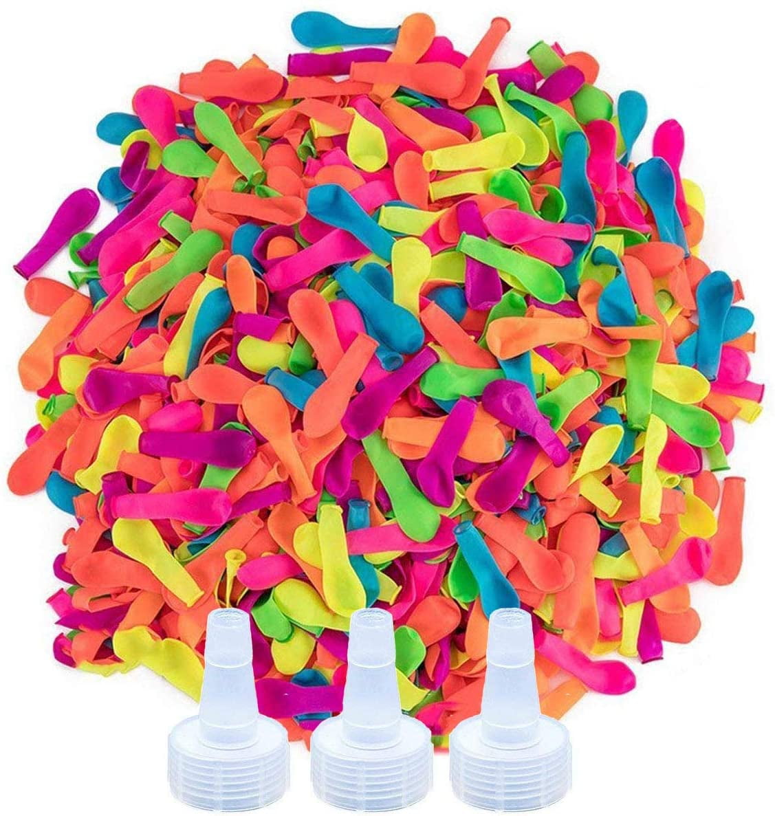 1700 Pack Water Balloons with Refill Hose Nozzle Eco-Friendly Latex ...