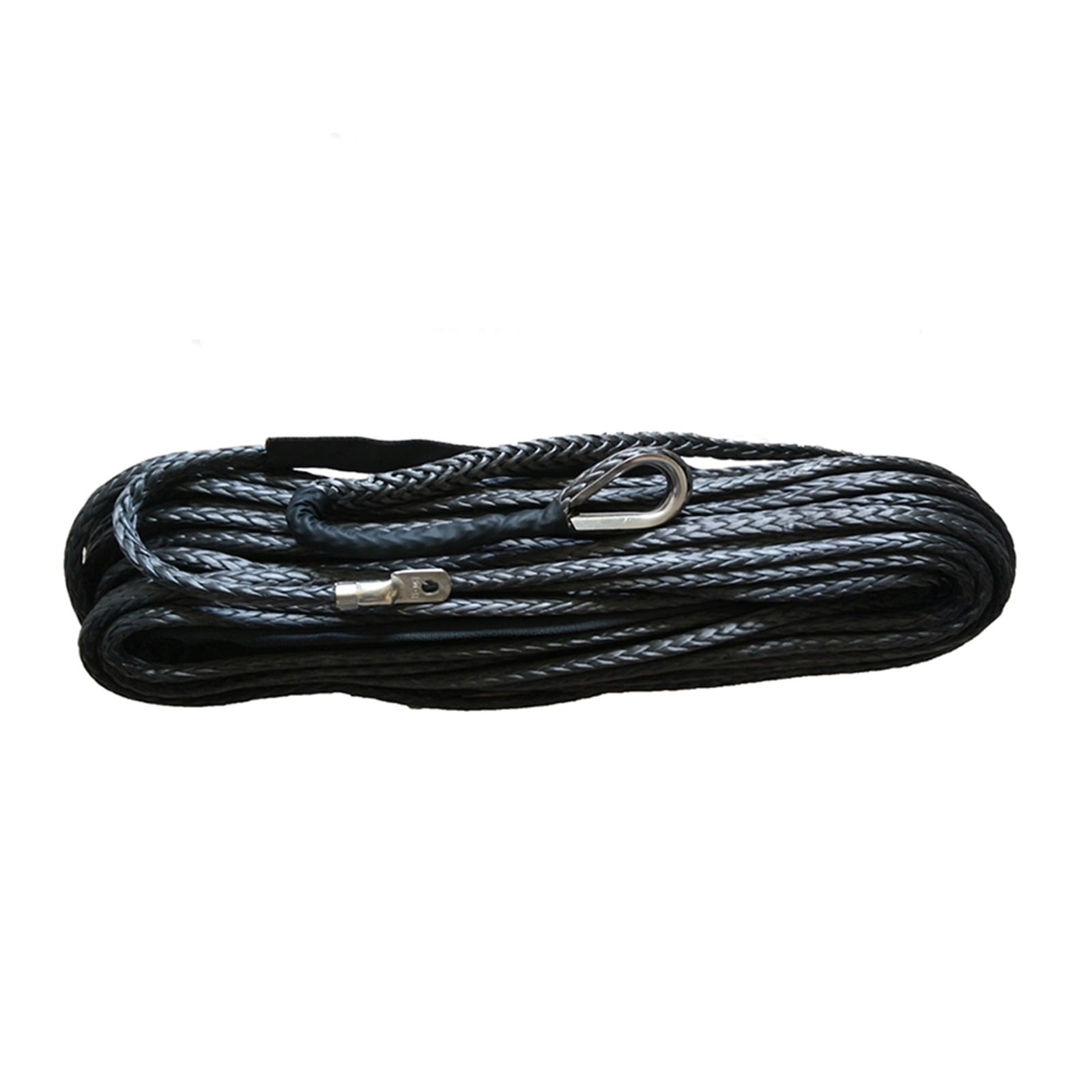 17000Lbs Winch Line Cable With Protective Sleeve 9mm X 30 Meters UHMWPE ...