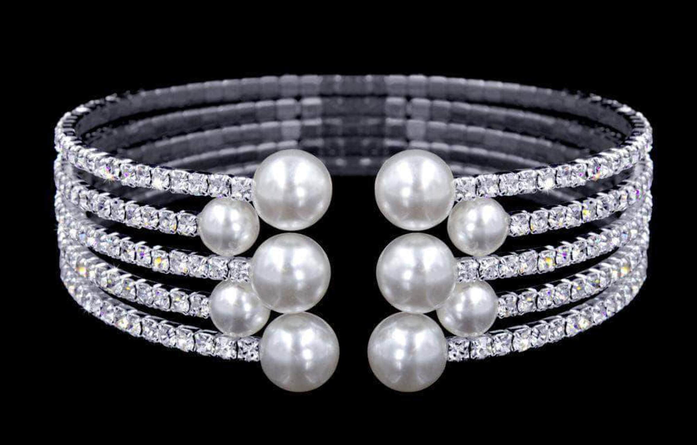 #17007 - Pearl Elegance Coil Bracelet - Walmart.com