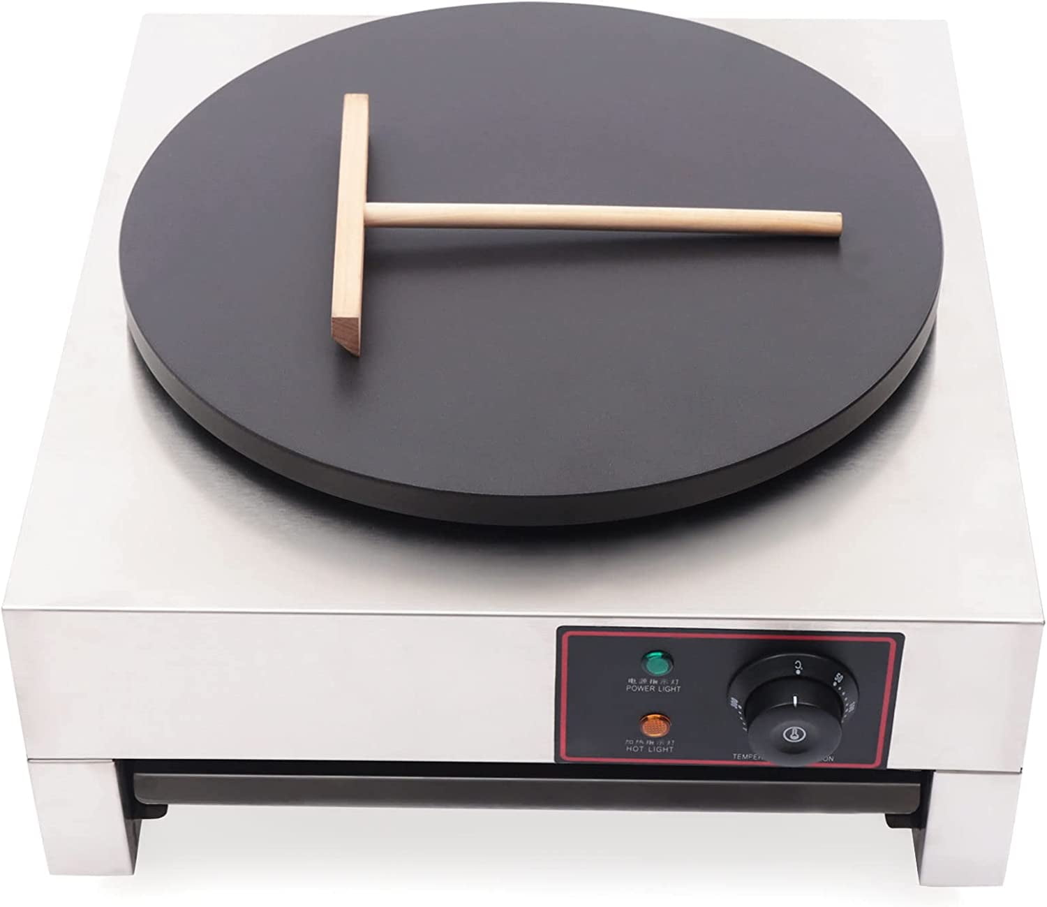 1700W Electric Crepe Maker 16Inch Commercial Nonstick Pancakes Maker ...