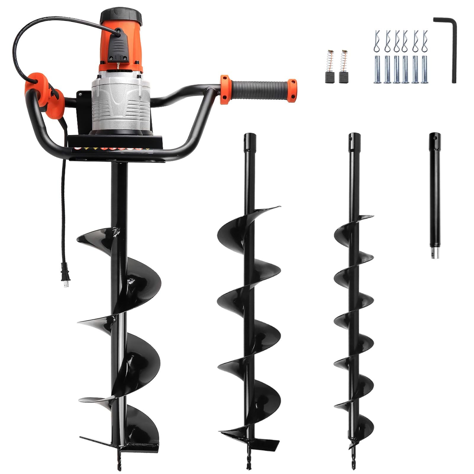 1700W Electric Post-Hole Digger with 4"+ 6"+8" Auger Bit - Your Earth ...