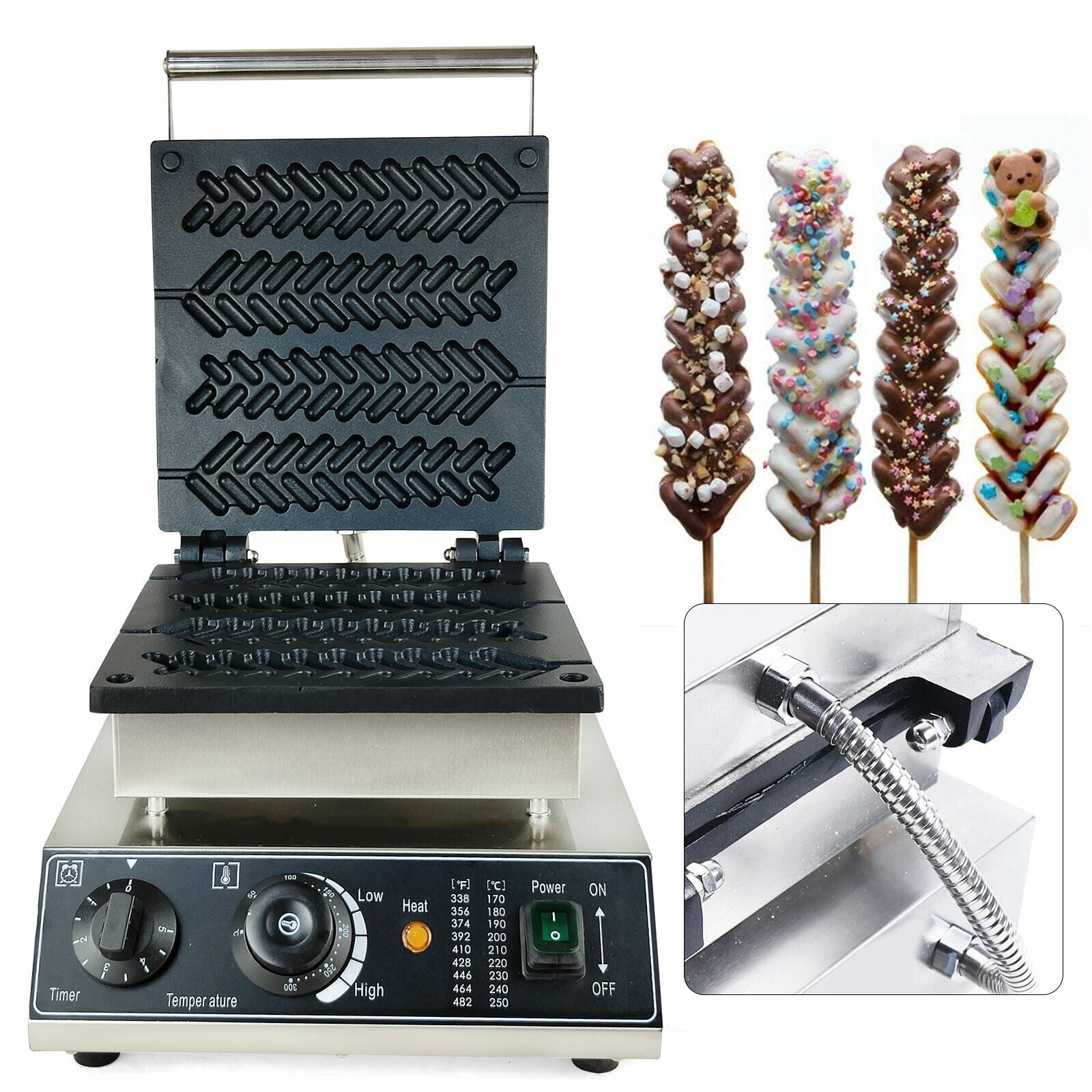 1700W Electric Waffle Machine Waffle Maker for Bake Food Breakfast ...