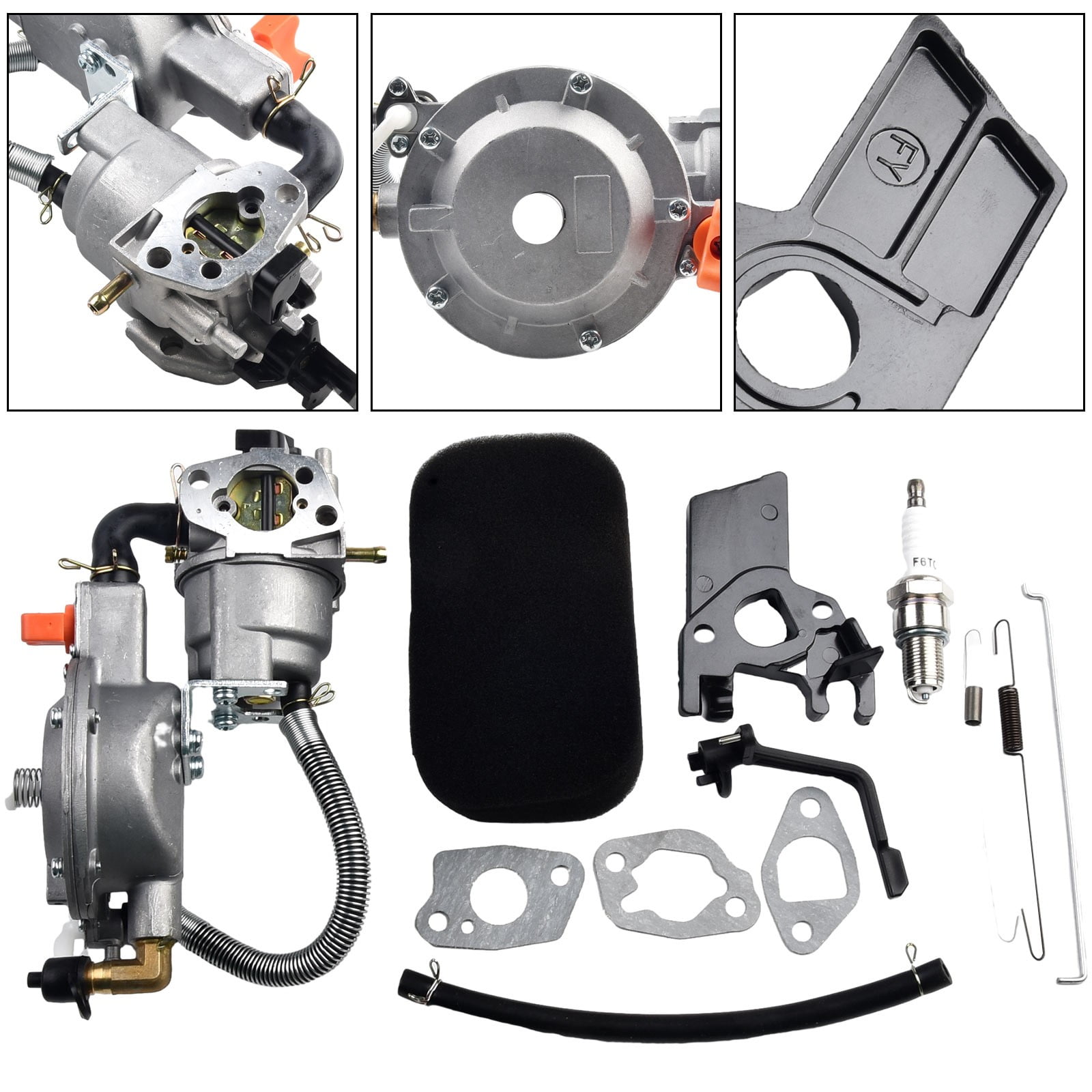 170F New Dual Fuel Carburetor Gx200 For Lpg Conversion Kit For Propane Generators - Walmart.com