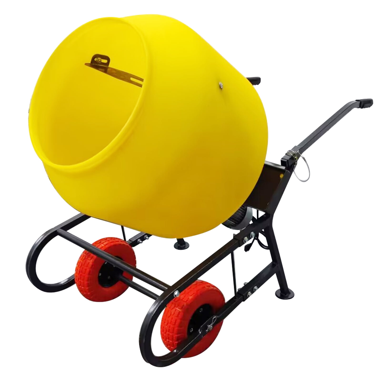 170L/6 cu.ft Concrete Cement Blender Drum Mixer Concrete Mortar Machine ...