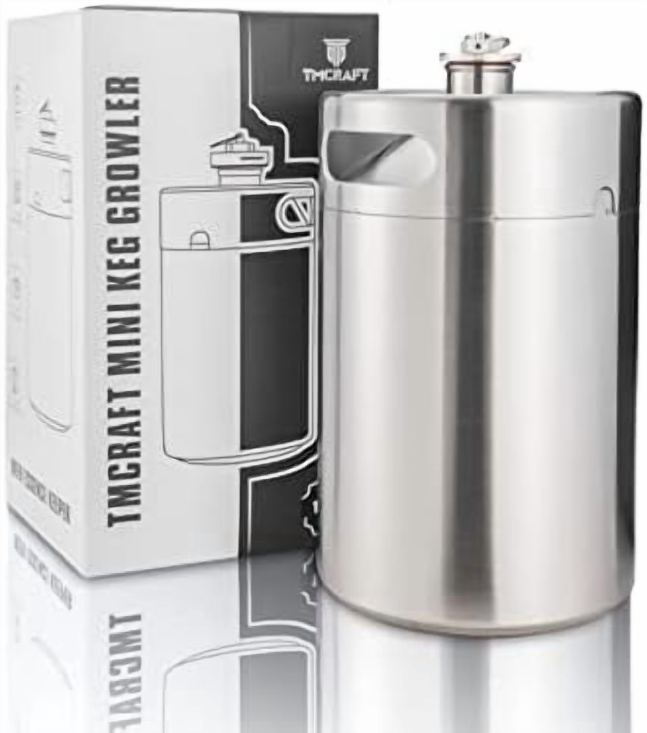 170OZ Stainless Steel Mini Keg, Portable beer growler with Exhaust ...