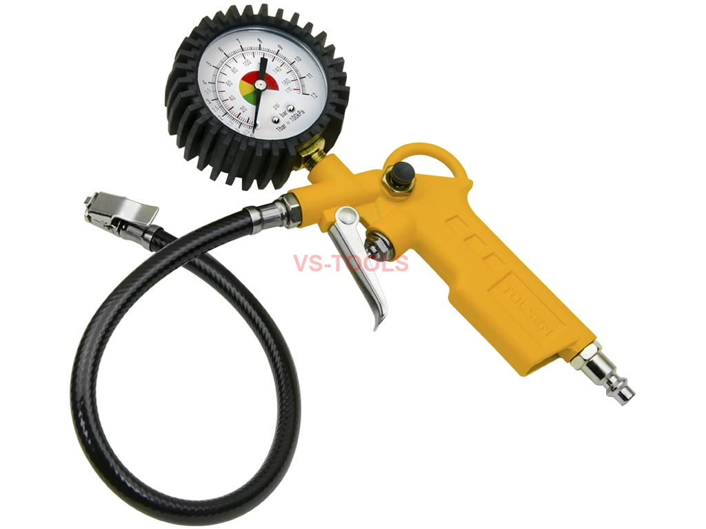 170PSI Tire Inflator Deflator Air Compressor Inflation Pressure Gauge ...