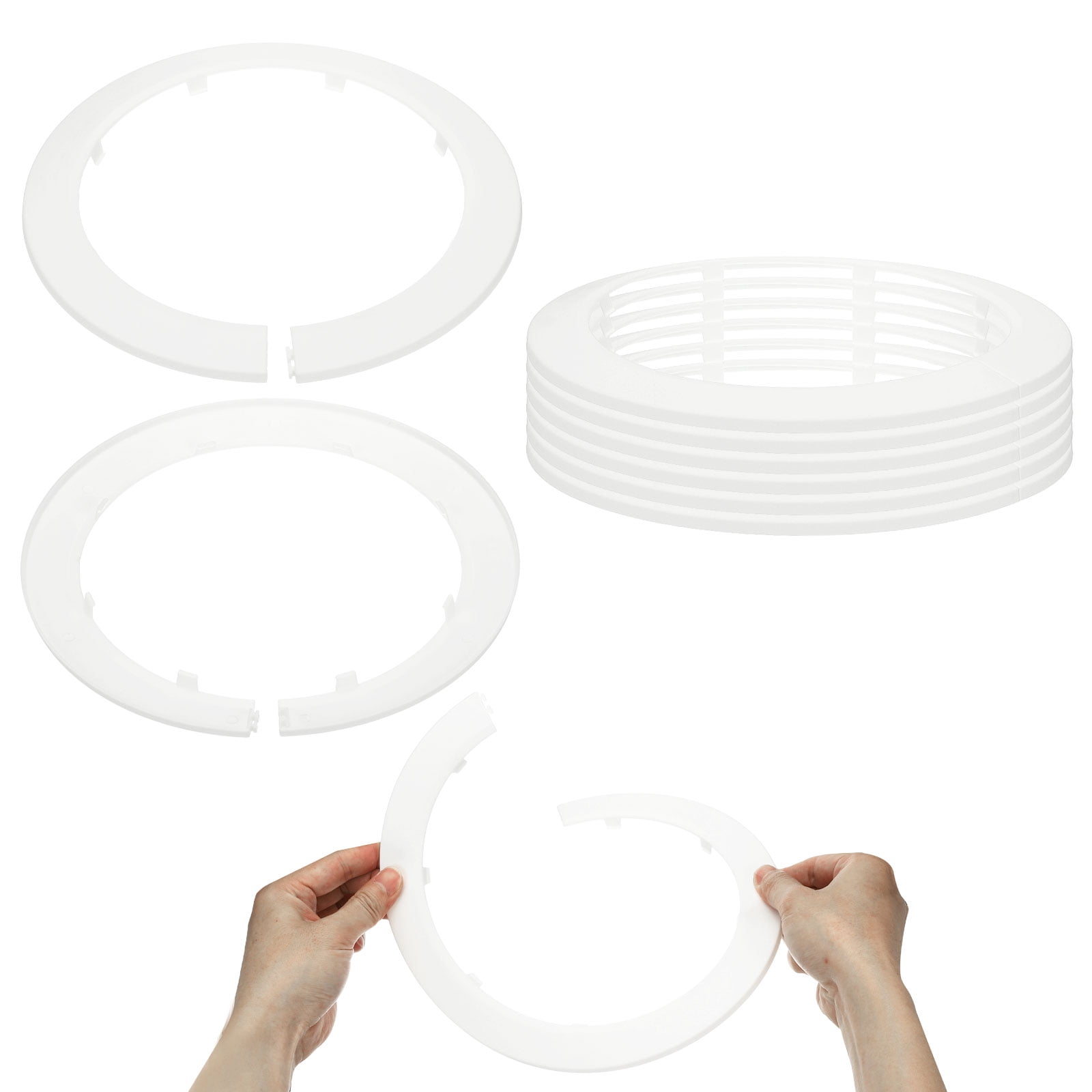 170mm Plumbing Cover Plates, 9 PCS Wall Split Flange Pipe Cover ...
