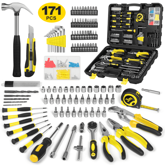 168-Piece Socket Wrench Auto Repair Tool Combination Package Mixed Tool ...