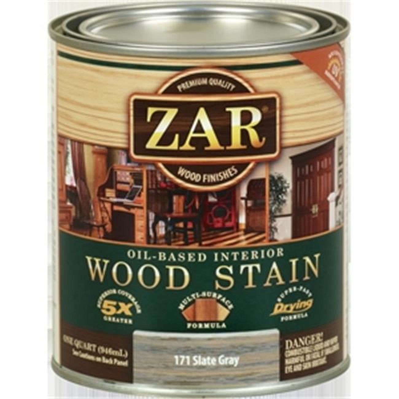 17112 Slate Gray Zar Wood Stain - Slate Gray - Walmart.com