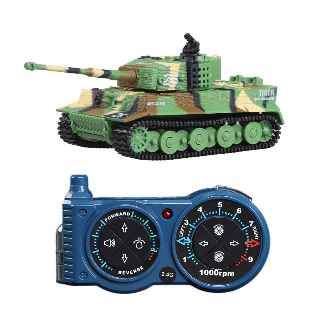 172 German Tiger RC Tank,Remote Control Mini RC Tank with 360 Rotating ...