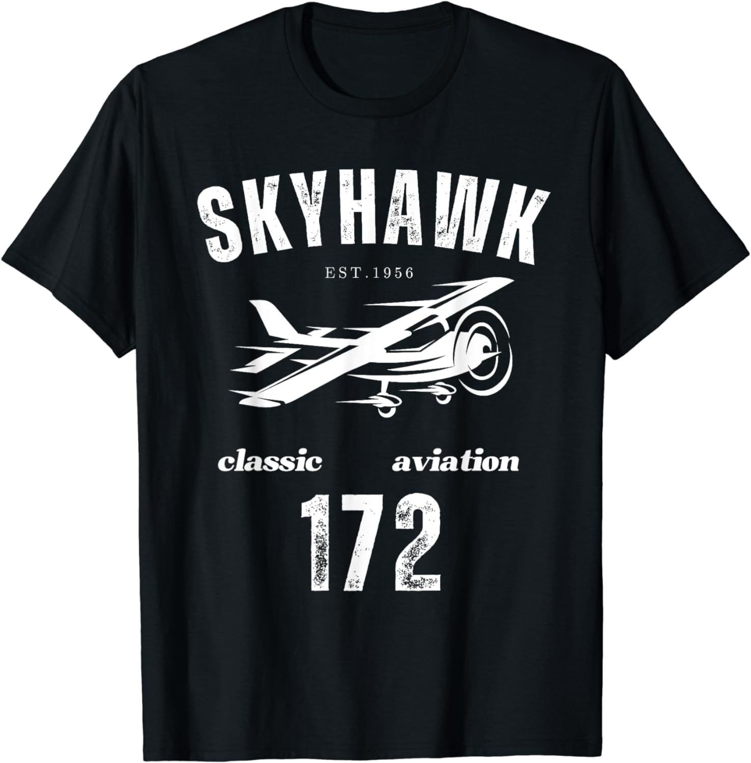 172 Skyhawk Airplane Classic Vintage Aviation Private PIlot T-Shirt ...