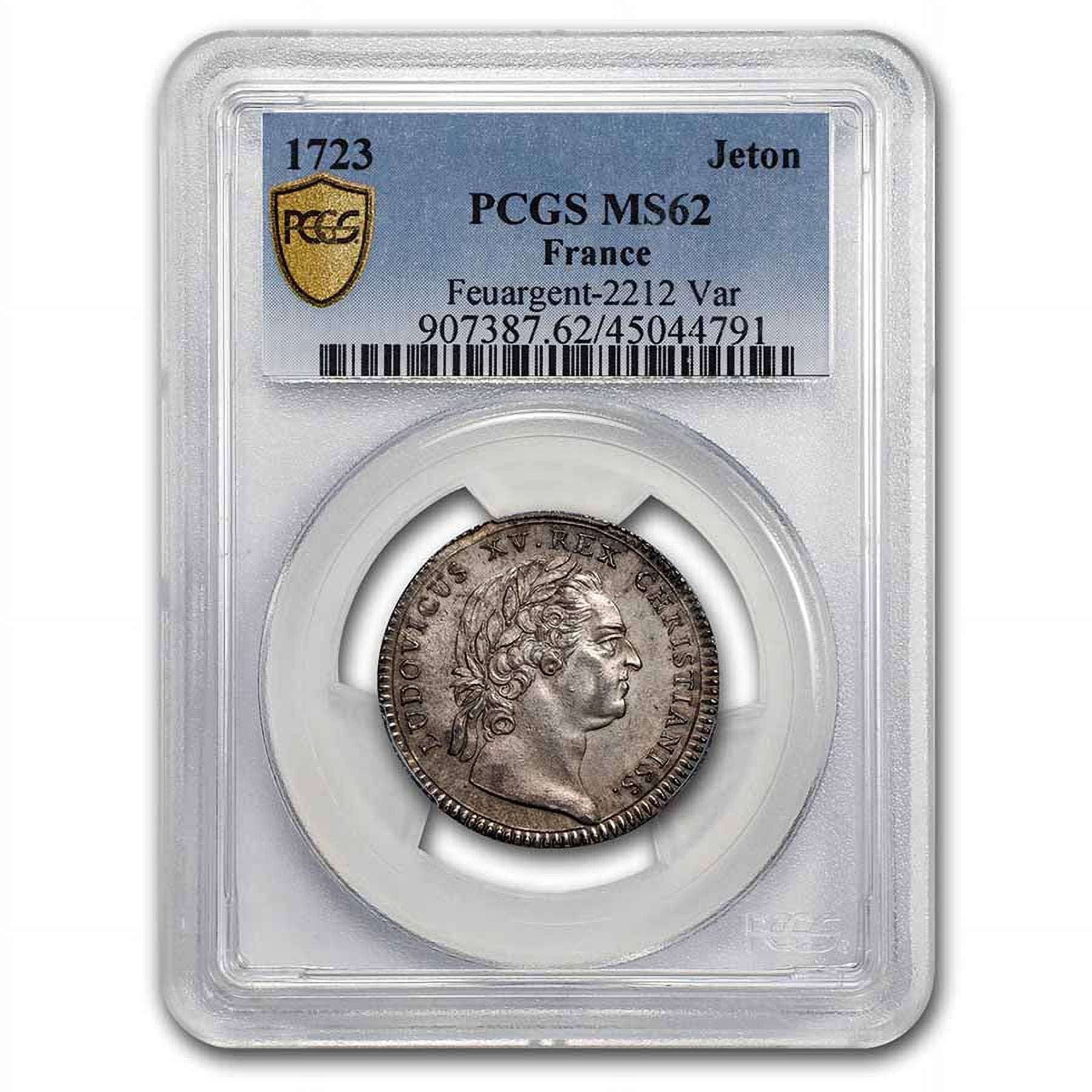 1723 France Silver Jeton MS-62 PCGS - Walmart.com