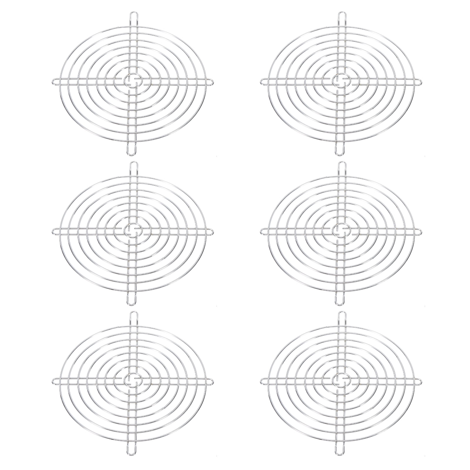 172mm Fan Finger Grill, 6 Pack Metal Grill Protector Guard Fan ...