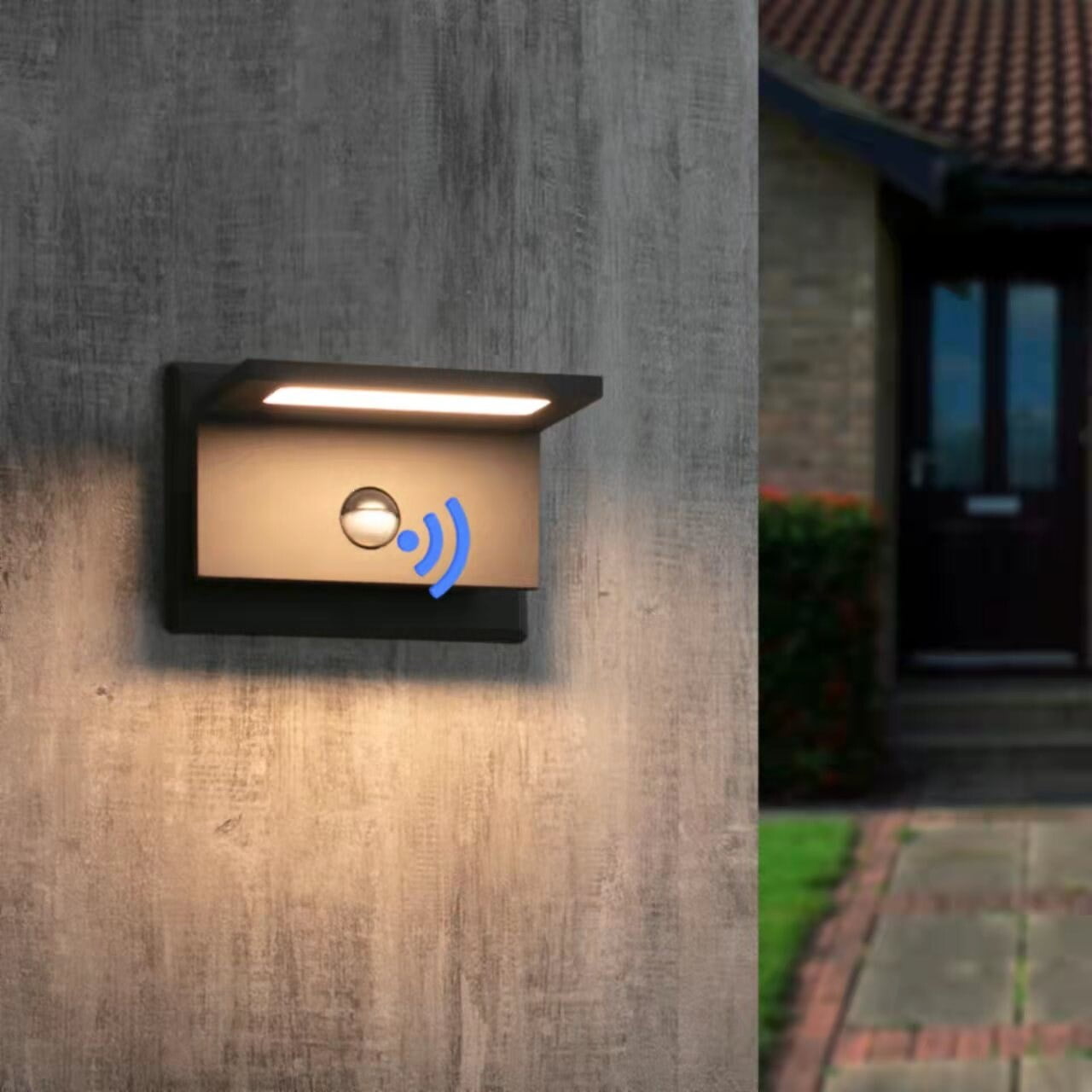17311-white Inowel Wall Light Outdoor LED PIR Sensor Sconce IP54 10W ...