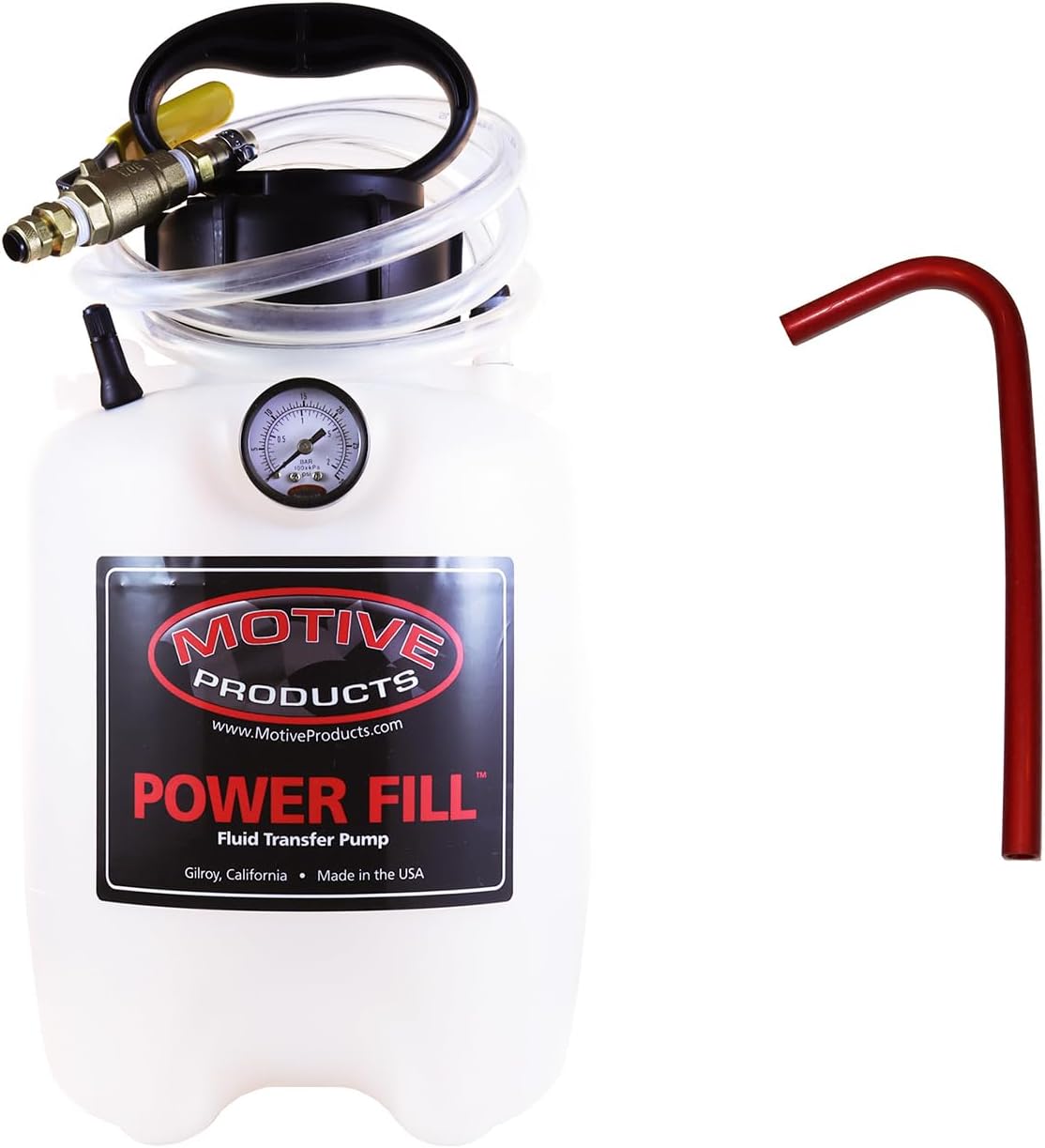**1735 power fill pro fluid transfer pump 1 gal tank with schraeder ...