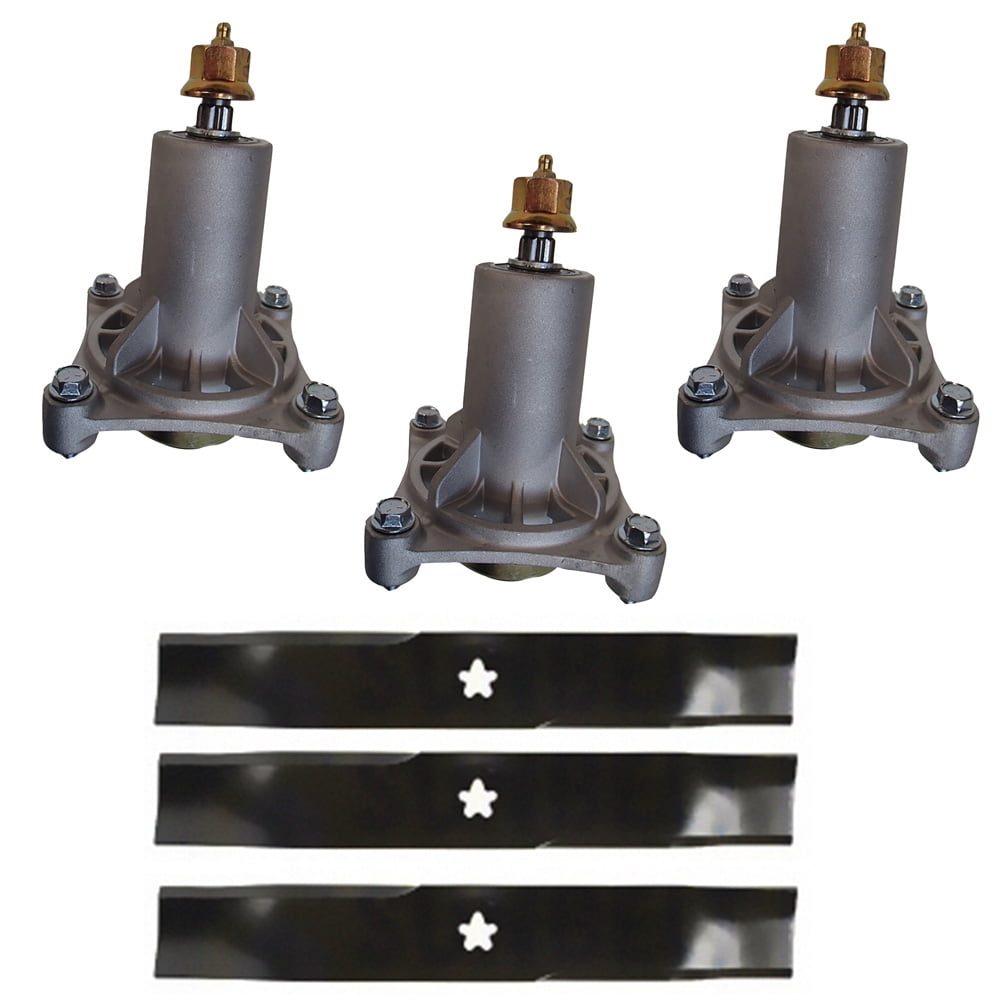 173921 Blades and Spindles Kit Fits AYP 48" Mower Decks - Walmart.com